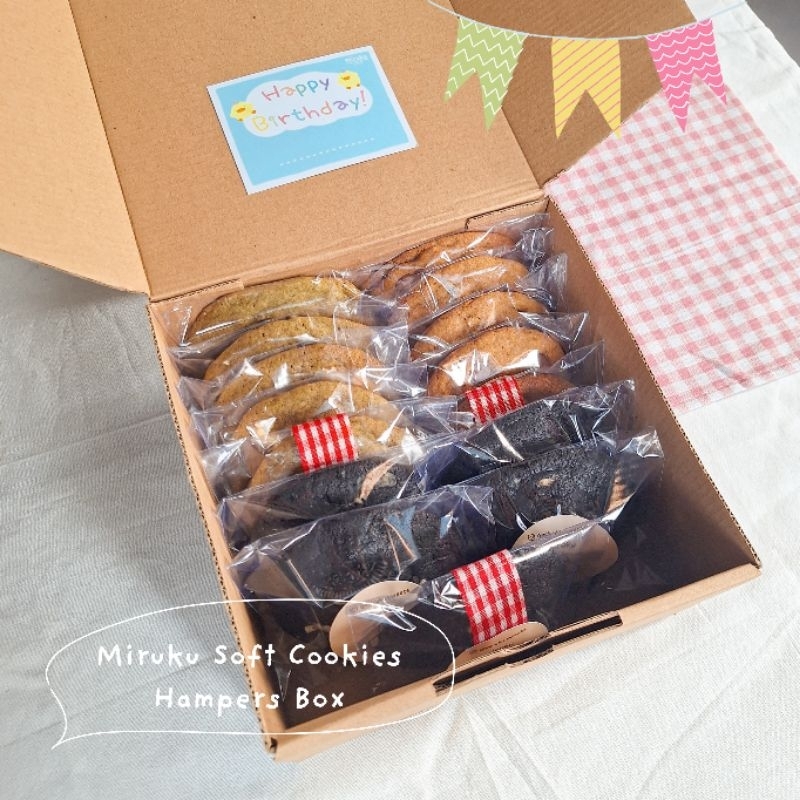Jual MIRUKU SOFT COOKIES HAMPERS BOX | Shopee Indonesia
