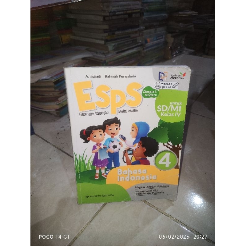 Jual buku esps bahasa Indonesia untuk SD MI kelas 4 kurikulum merdeka | Shopee Indonesia