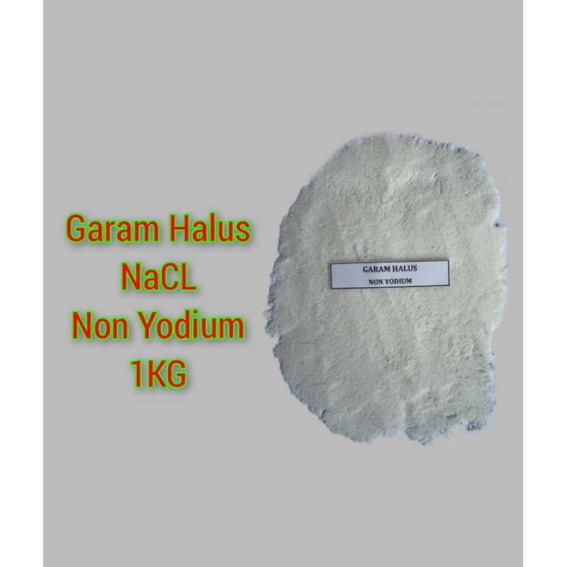 Jual Garam Halus Non Yodium / Garam NaCL 1KG | Shopee Indonesia