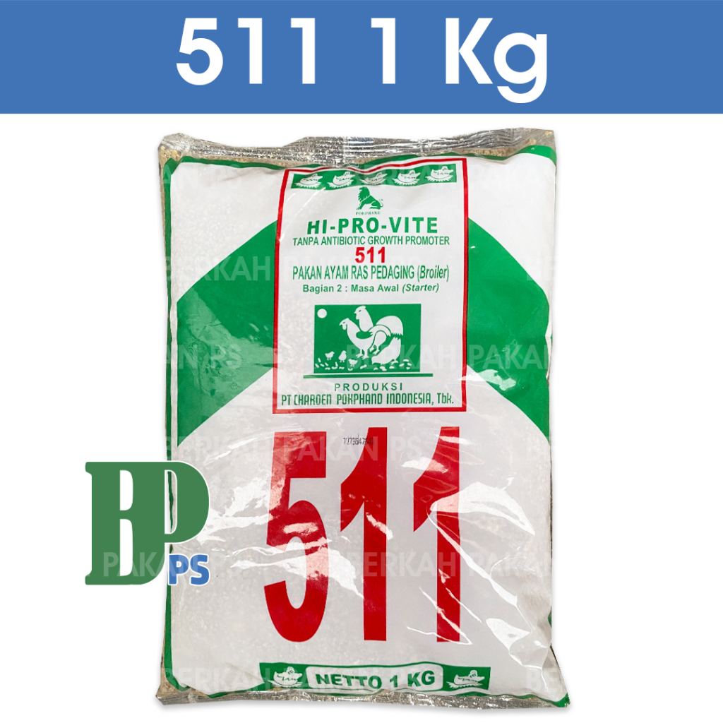 Jual Pakan Ayam Pedaging Pur 511 1 Kg Original Pabrik Pokphand | Shopee ...