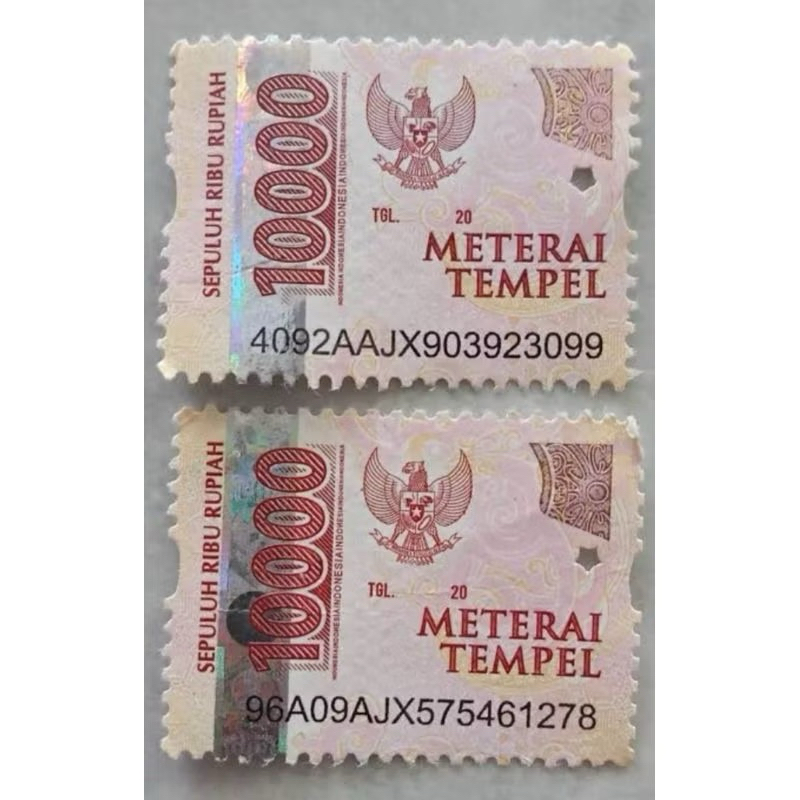 Jual materai 10000 asli | Shopee Indonesia