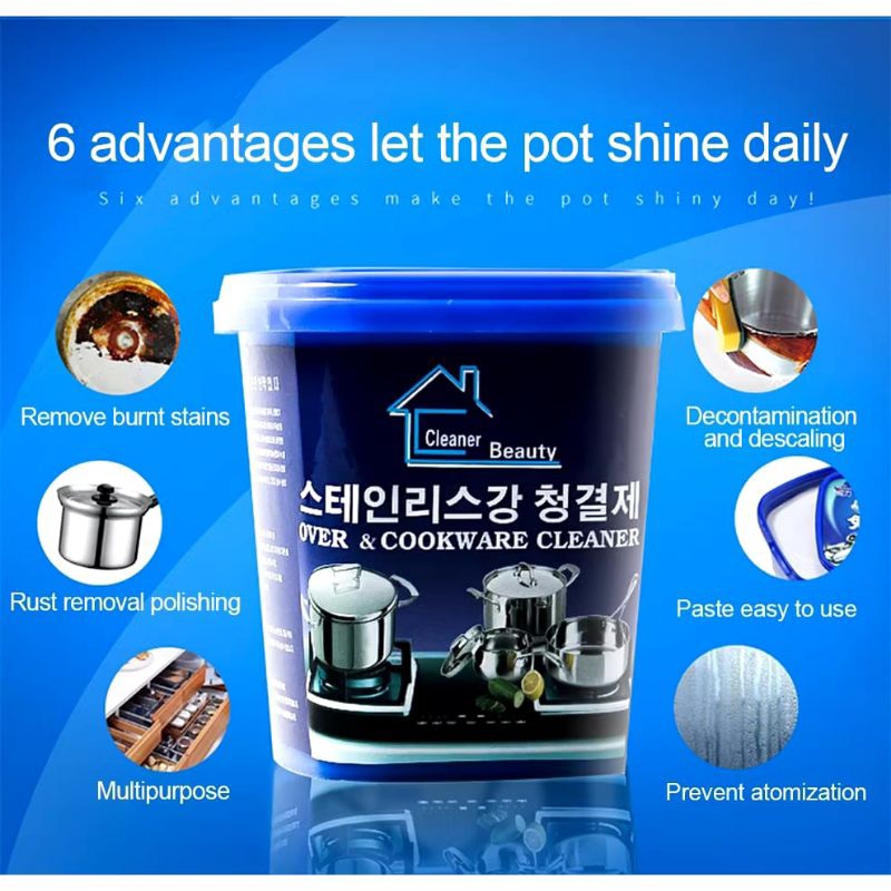 Jual Krim Penghilang Kerak Panci / Pasta Pembersih Noda Gosong Hangus ...