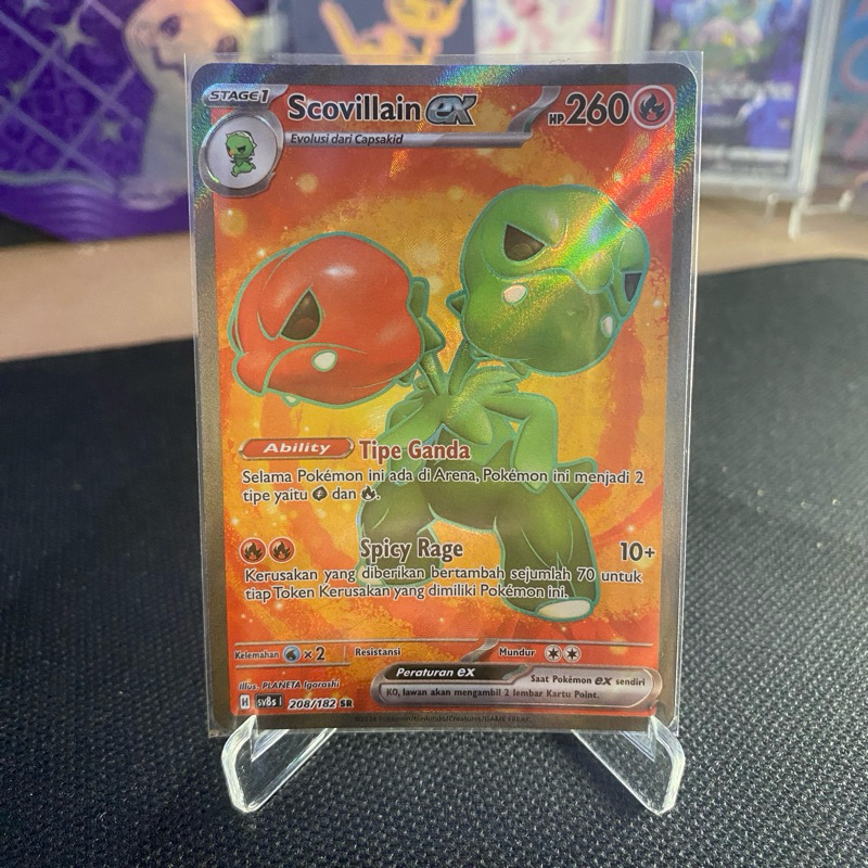Jual Scovillain SR 208/166 TCG Pokemon Indonesia | Shopee Indonesia
