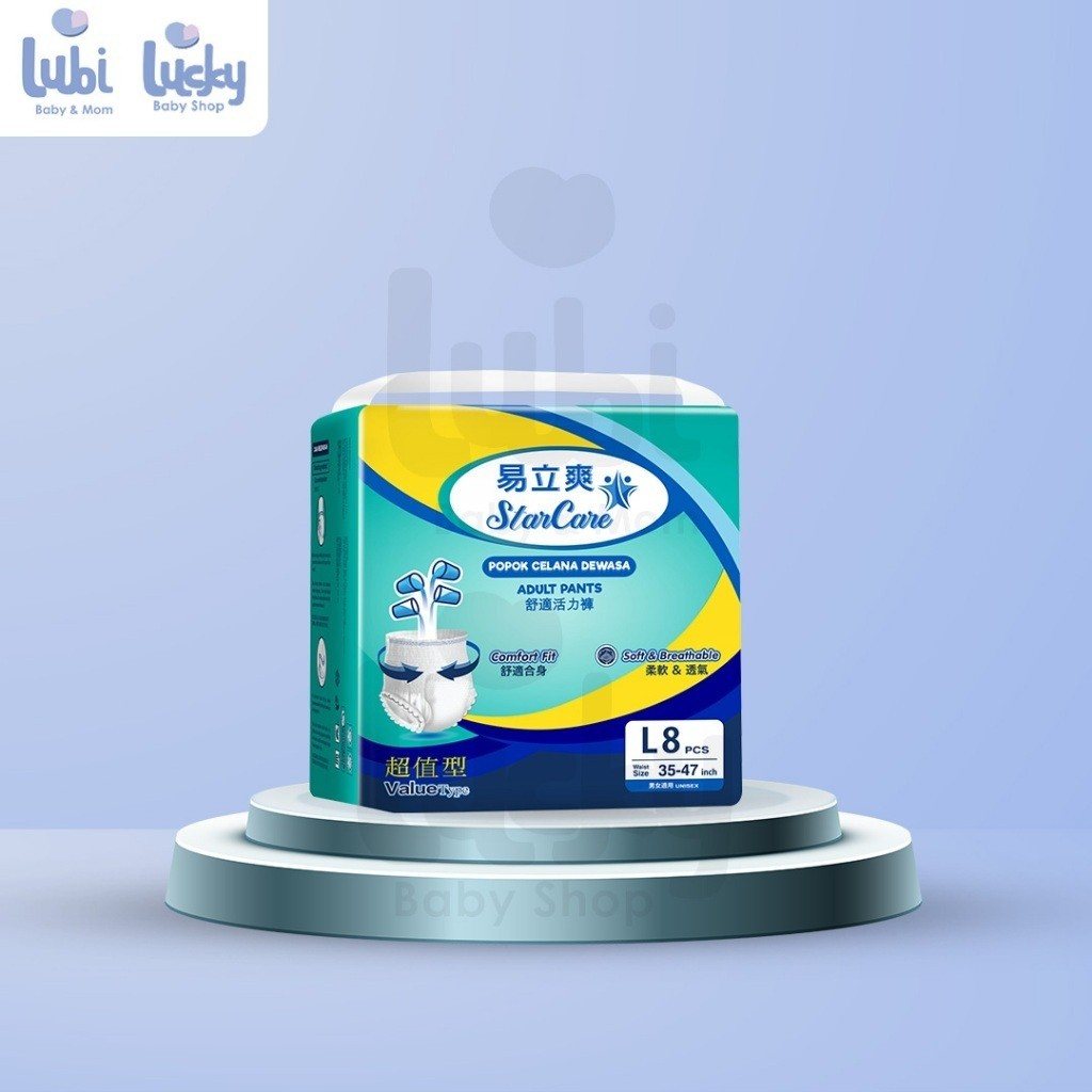 Jual STARCARE ADULT PANTS SIZE L 8/popok dewasa | Shopee Indonesia