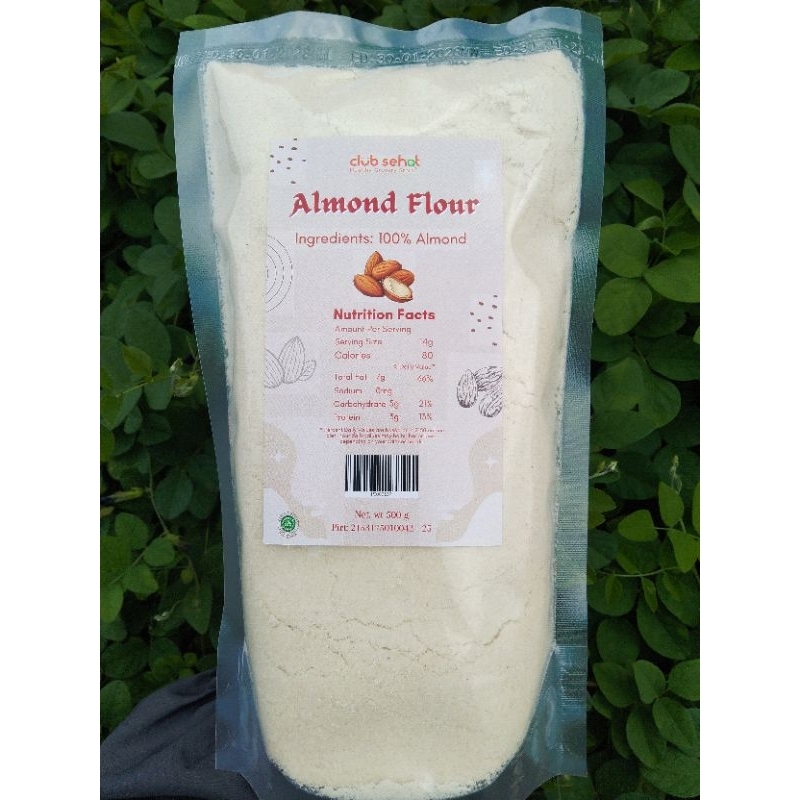 Jual Club Sehat - Almond Flour 500Gr Tepung Almond | Shopee Indonesia