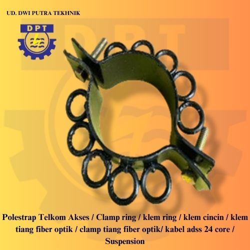 Jual Polestrap Telkom Akses / Clamp ring / klem ring / klem cincin ...
