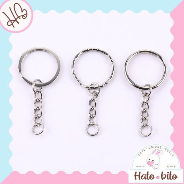 Jual 1 set isi 5 pcs gantungan ring bulat ulir pipih sudah lengkap ...