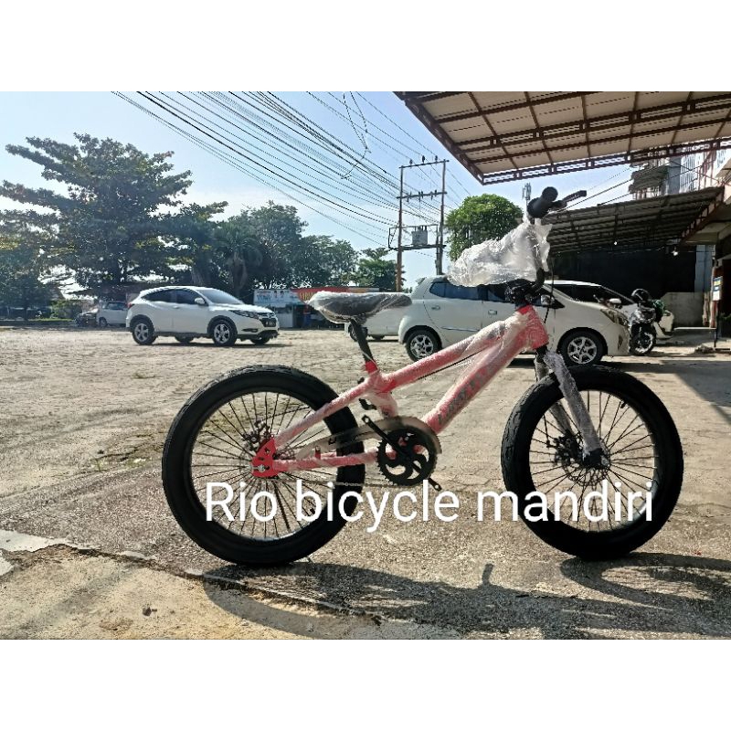 Jual Sepeda bmx 20 mrek limitles rem double cakram (merah) | Shopee ...