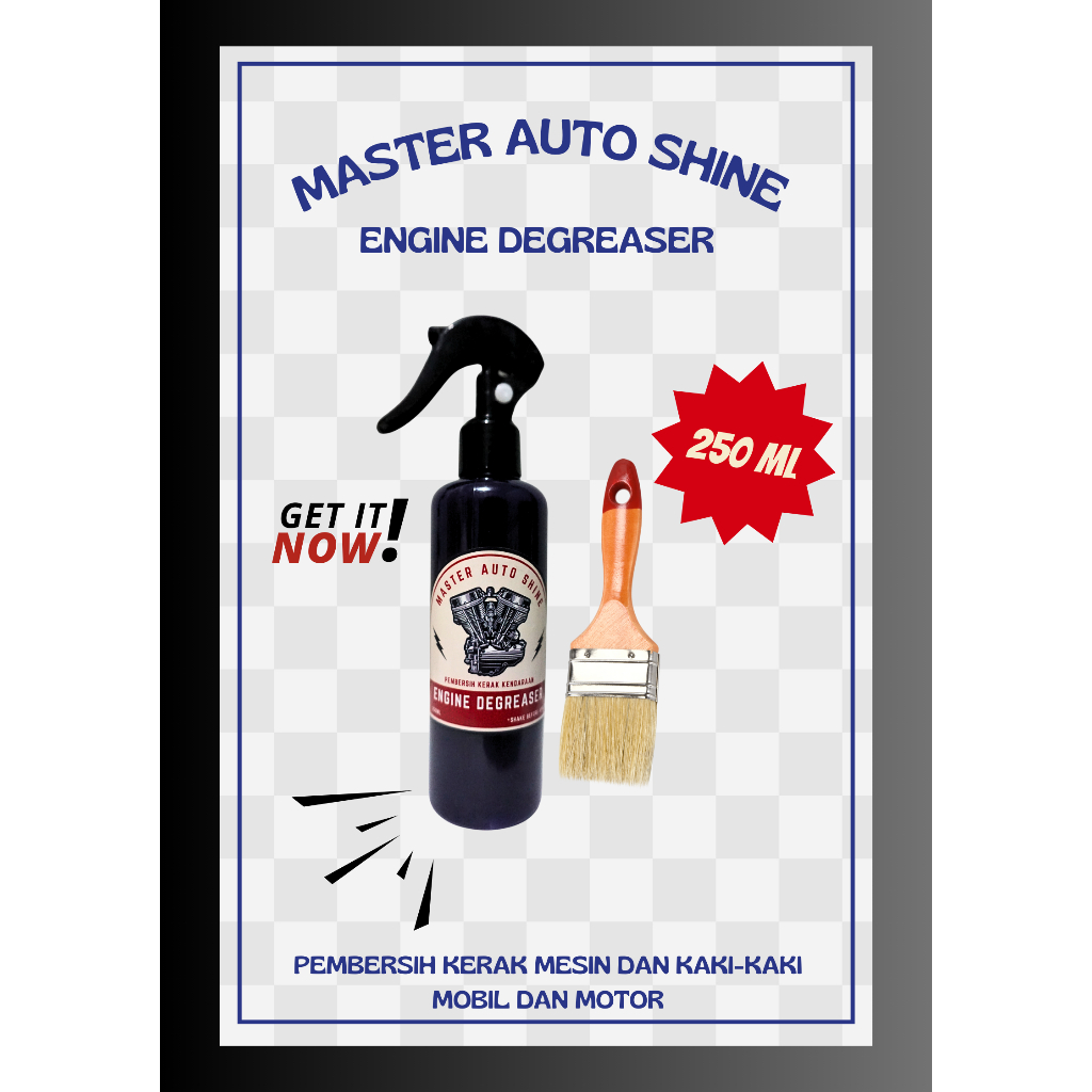 Jual ENGINE DEGREASER BY MASTERAUTOSHINE CAIRAN PEMBERSIH NODA, KERAK OLI, MESIN, CRANKCASE ...