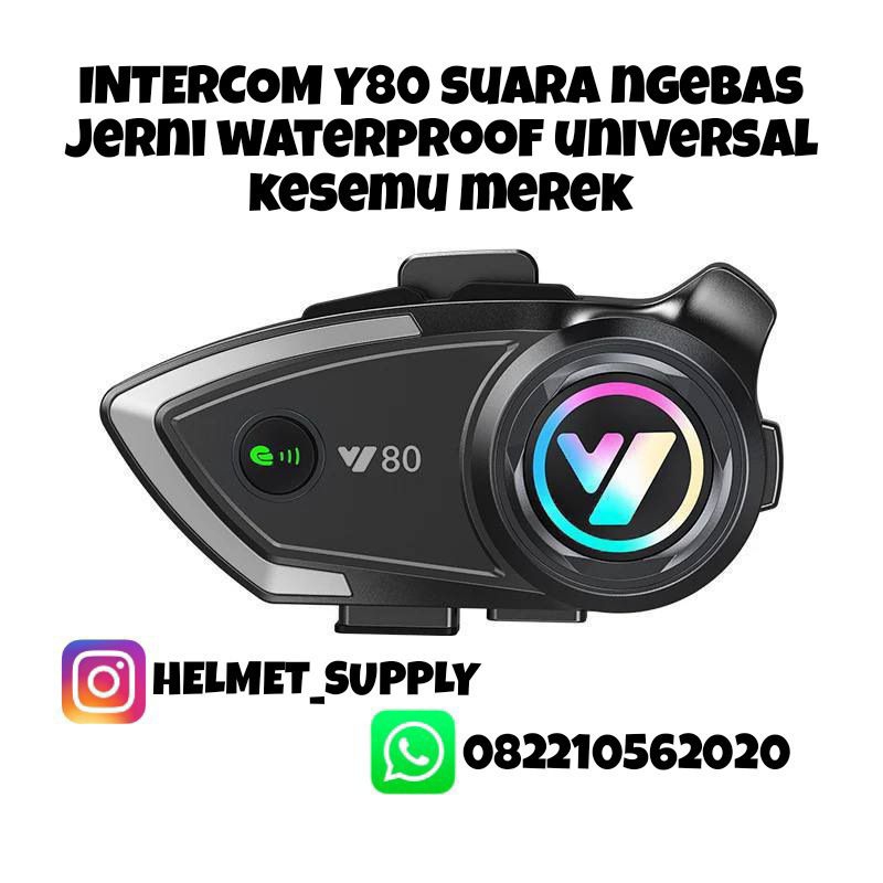 Jual y80 intercom original | Shopee Indonesia
