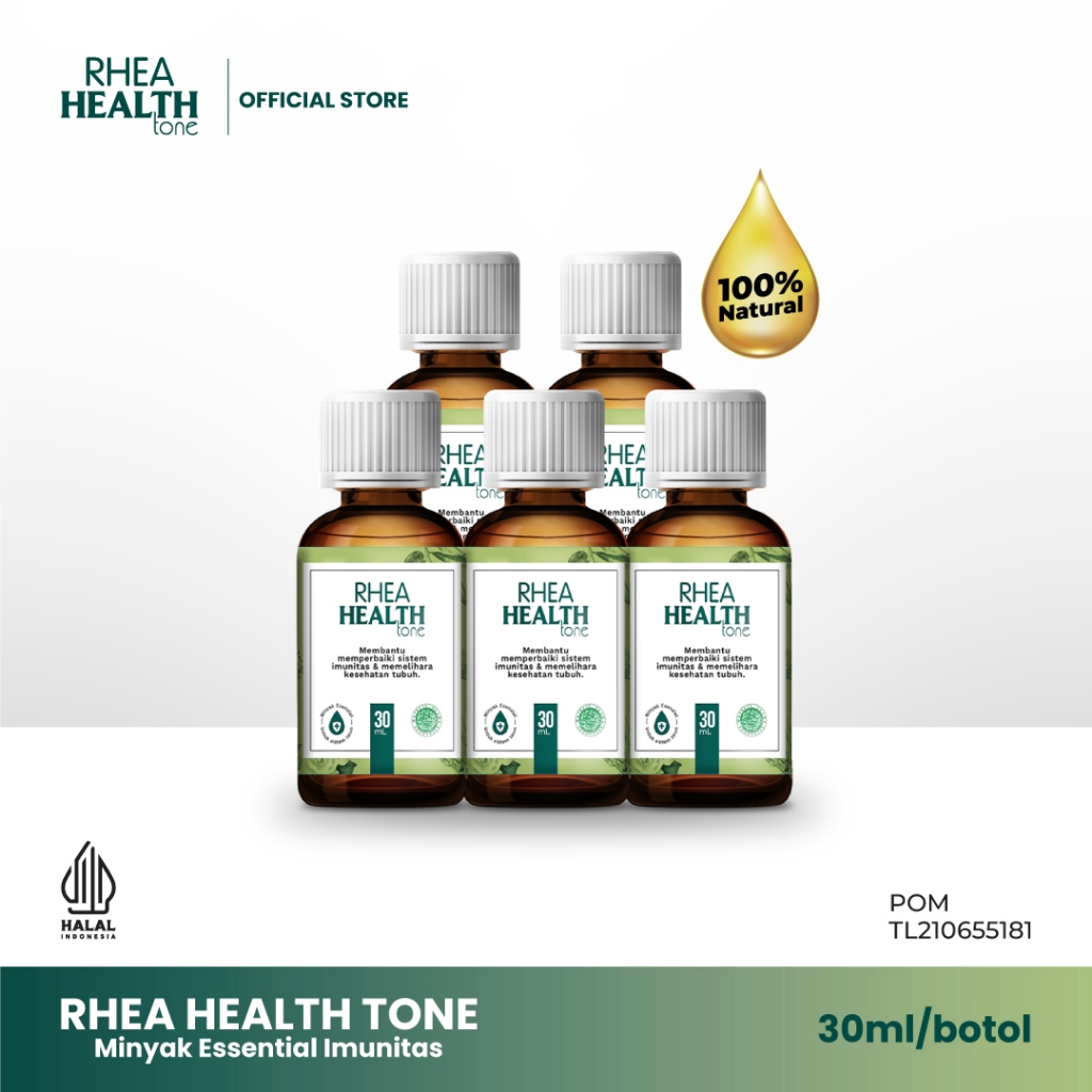 Jual Bundle 5 Rhea Health Tone 30 ml + FREE 1 Rhea Health Tone 30 ml ...