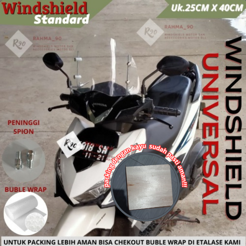 Jual Windshield Winsil Tameng Angin Visor Visor Angin Pelindung Dada ...