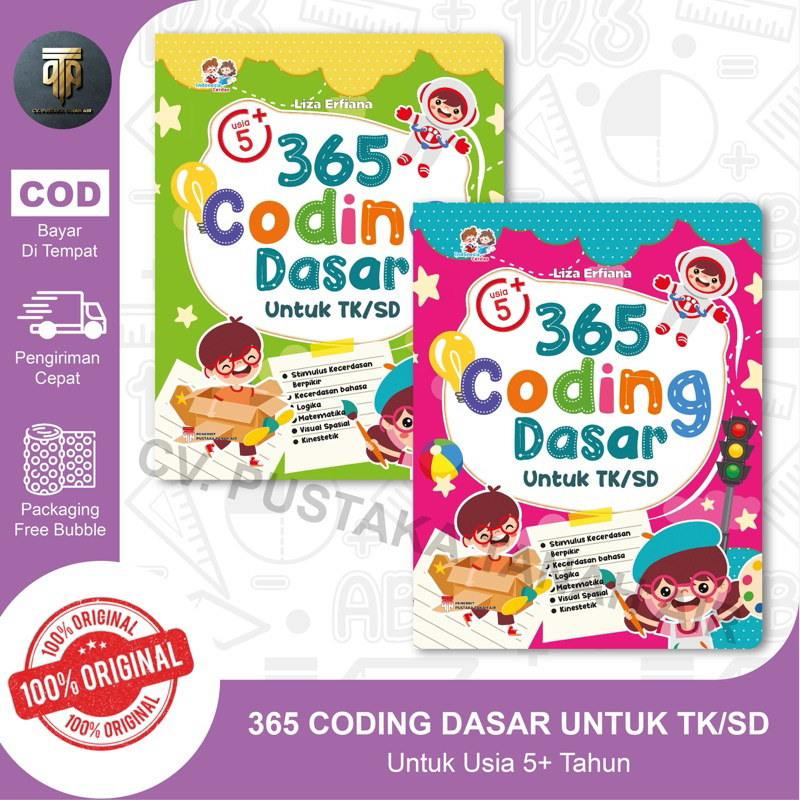 Jual Buku Anak 365 Coding Dasar TK-SD | Shopee Indonesia