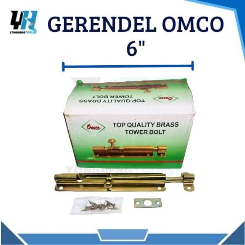 Jual Gerendel Pintu OCP Besi OMCO 6 inch | Shopee Indonesia