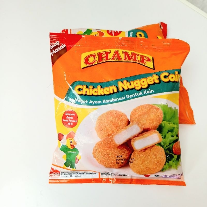 Jual MOOJOK-champ mitra nugget ayam coin koin 200 gr chicken murah ...