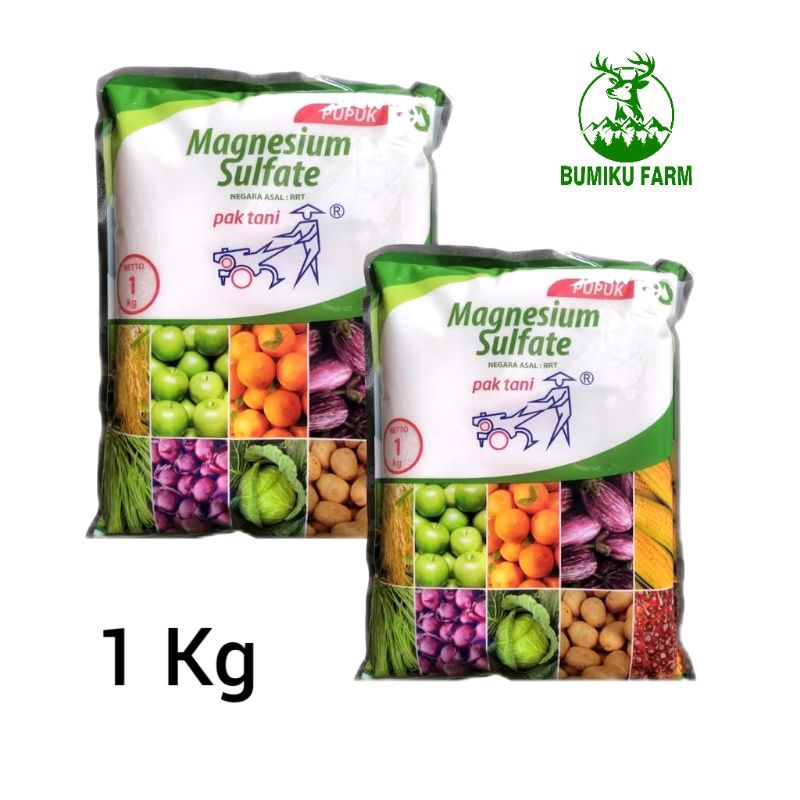 Jual Pupuk Magnesium, Sulfate Pak Tani, Kemasan Pabrik 1Kg | Shopee Indonesia