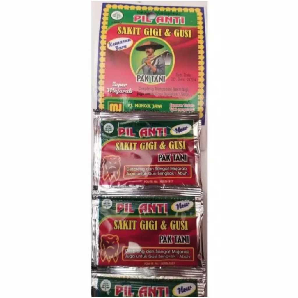 Jual Pil sakil gigi cap pak tani | Shopee Indonesia