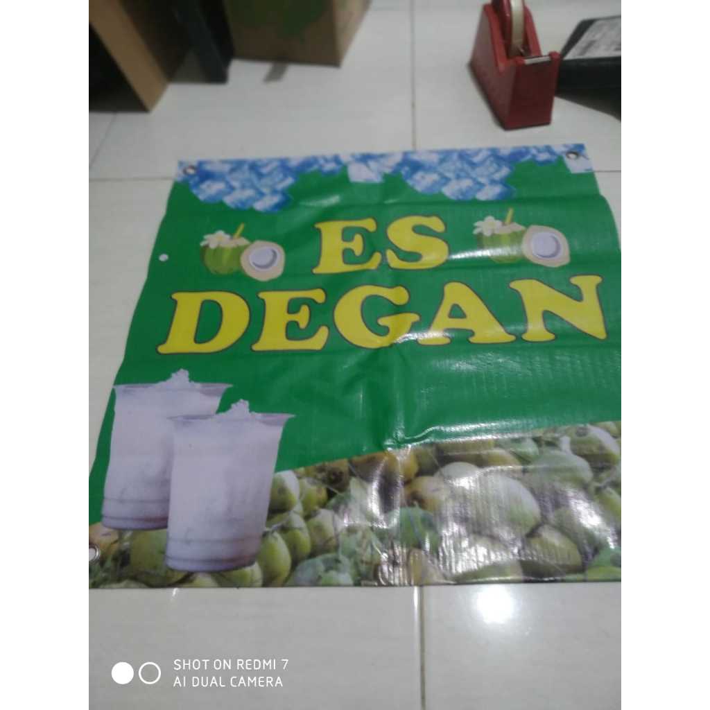 Jual BANNER/SPANDUK JUAL ES DEGAN KELAPA MUDA | Shopee Indonesia