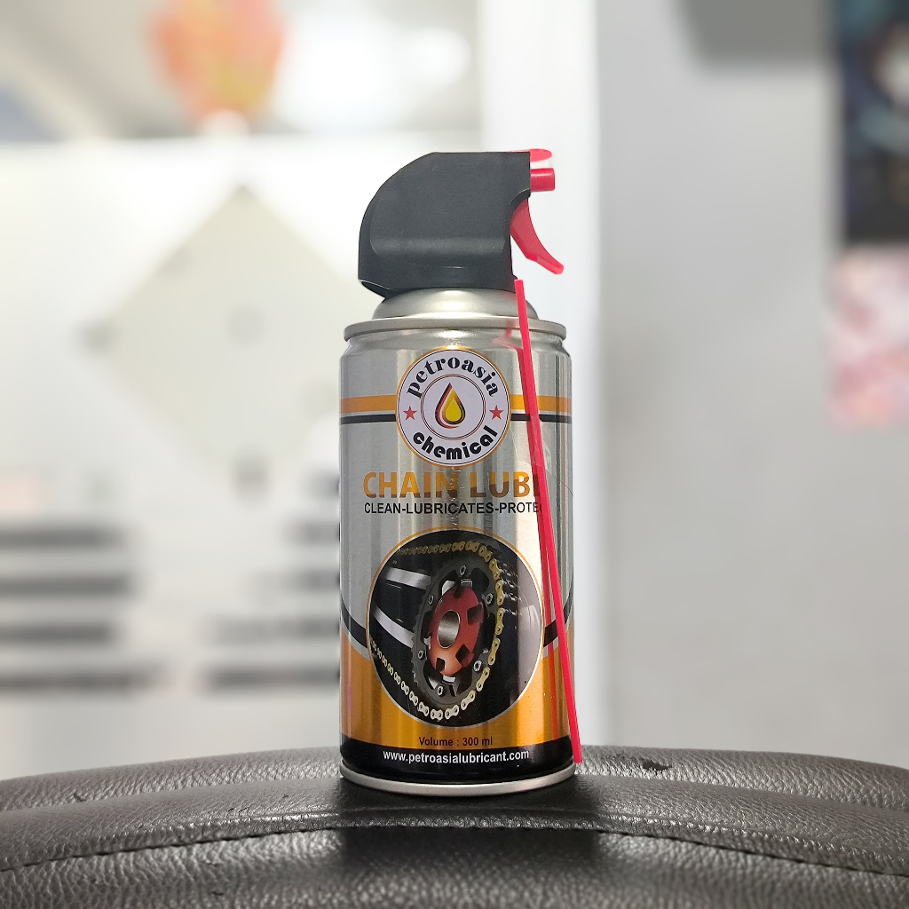 Jual PELUMAS OLI RANTAI CHAIN LUBE CHAINLUBE PETROASIA CHEMICAL 300ML ...