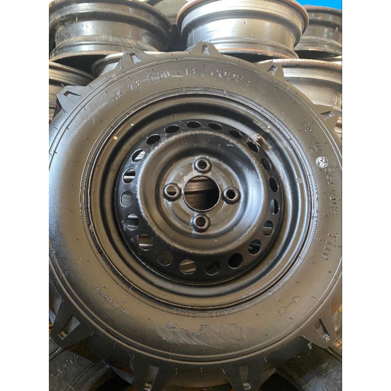 Jual Ban Traktor Ring 13 5.50 + Velg PCD 100 | Shopee Indonesia