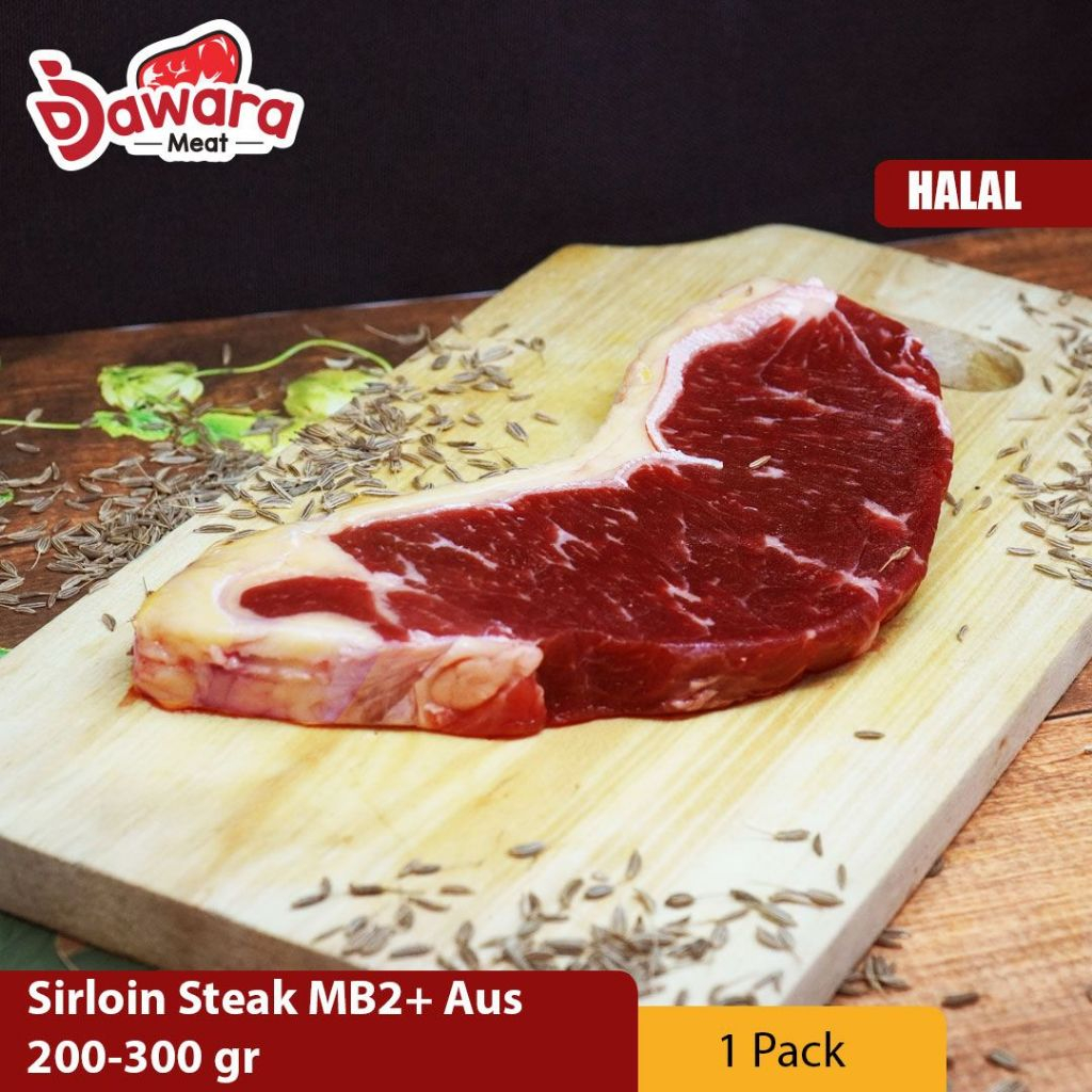 Jual Black Diamond Sirloin Steak MB2+ +-250gr | Shopee Indonesia