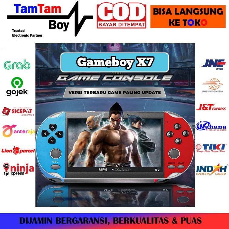 Jual Video Game Console Handhled Portable X7 Retro PSP 4.3 Inch P2P MP5 | Shopee Indonesia