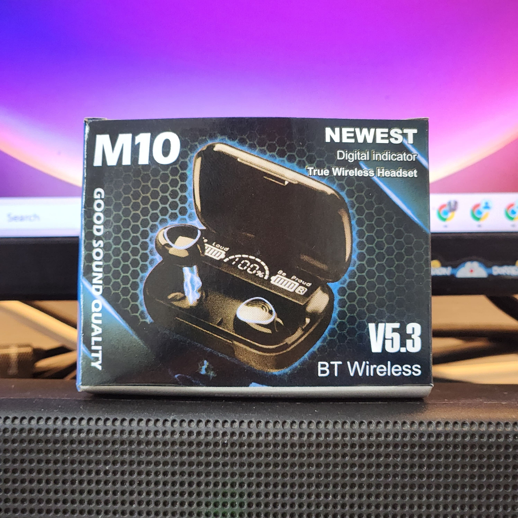 Jual M10 TWS Bluetooth 5.1 Earphone HiFi Stereo Noise-canceling Sports ...