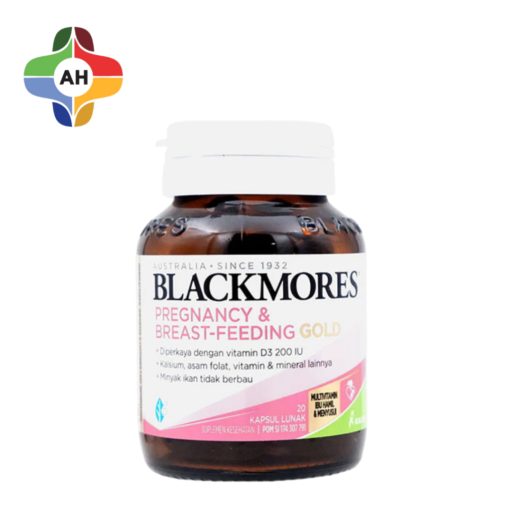 Jual Blackmores Pregnancy & Breastfeeding Gold - Isi 60 Kapsul / Apotek ...