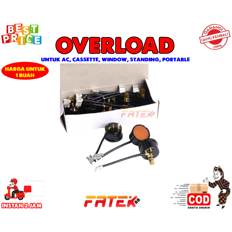 Jual ANEKA OVERLOAD AC BULAT KLIXON 0.5PK SAMPAI 2PK | OPERLOD ...