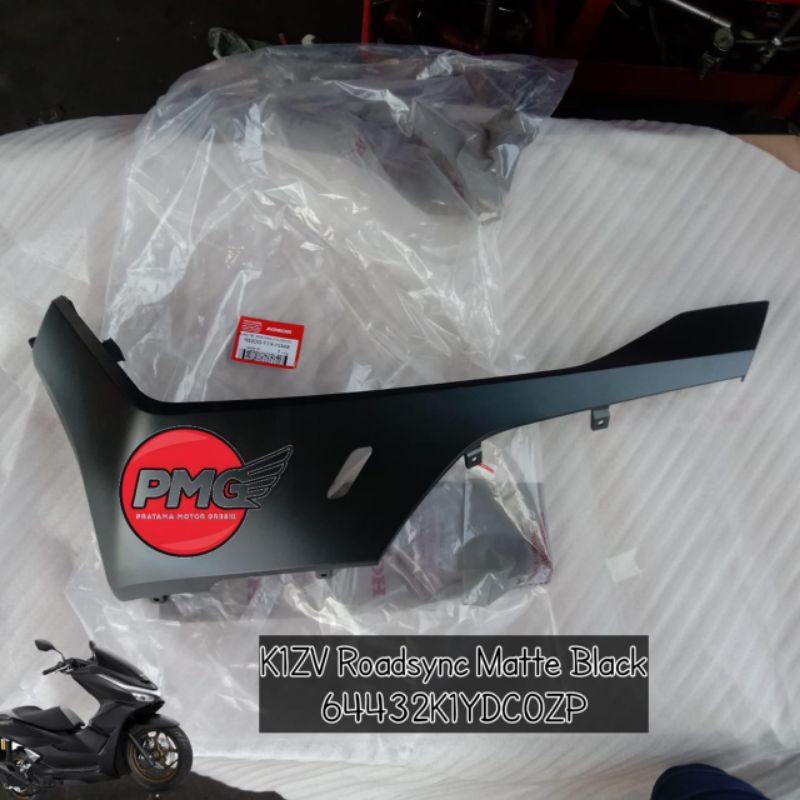 Jual Cover Floor Side PCX 160 2025 Hitam doff kiri. cover floor kiri ...