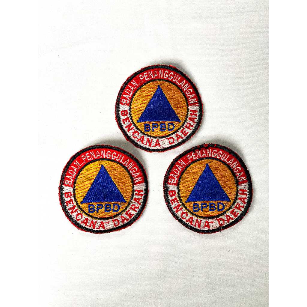 Jual Patch Logo, Bordir Logo / Emblem BPBD | Shopee Indonesia