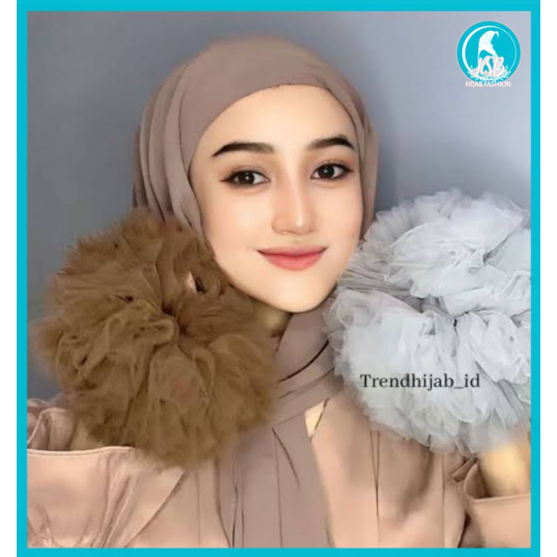 Jual Ikat rambut ubur ubur kunciran cendol cepolan hijab scrunchie ...