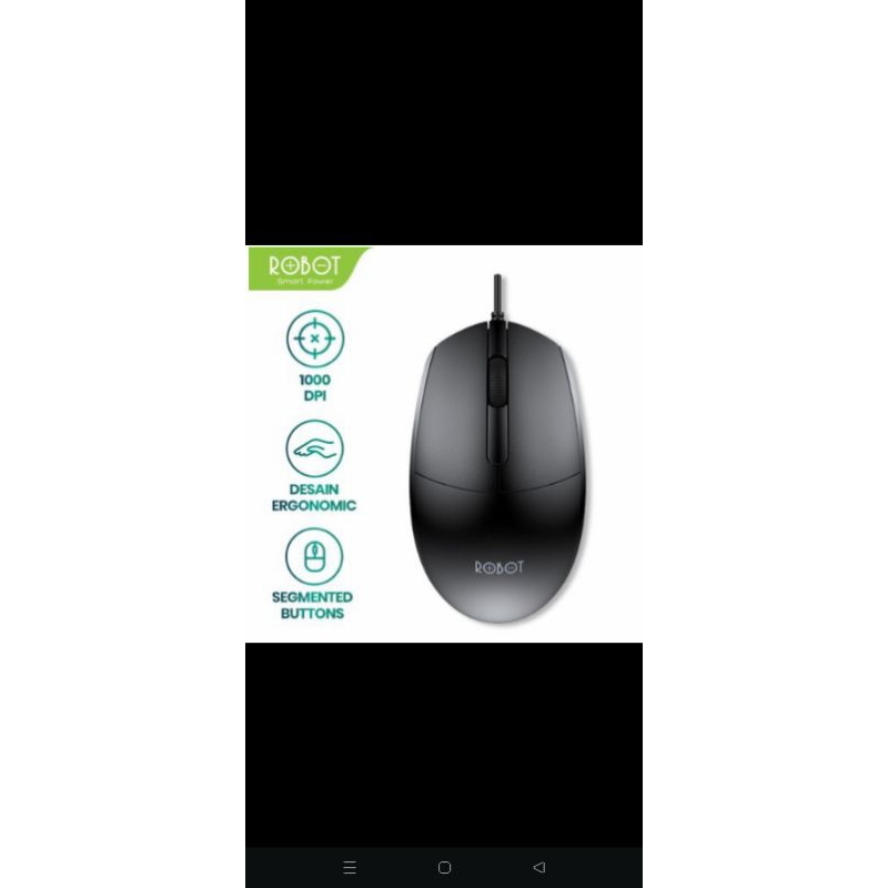 Jual Mouse ROBOT M120 wired Original Bergaransi resmi | Shopee Indonesia