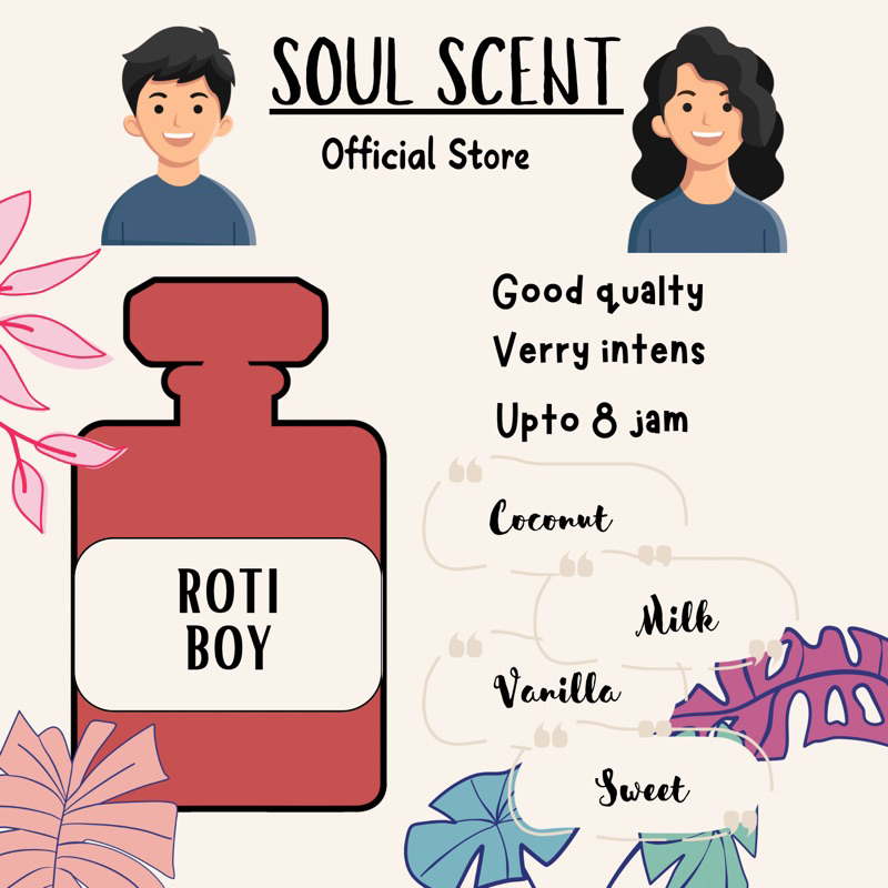 Jual Soul Scent Parfume - Parfume Pria Wanita aroma kue kopi khas roti ...