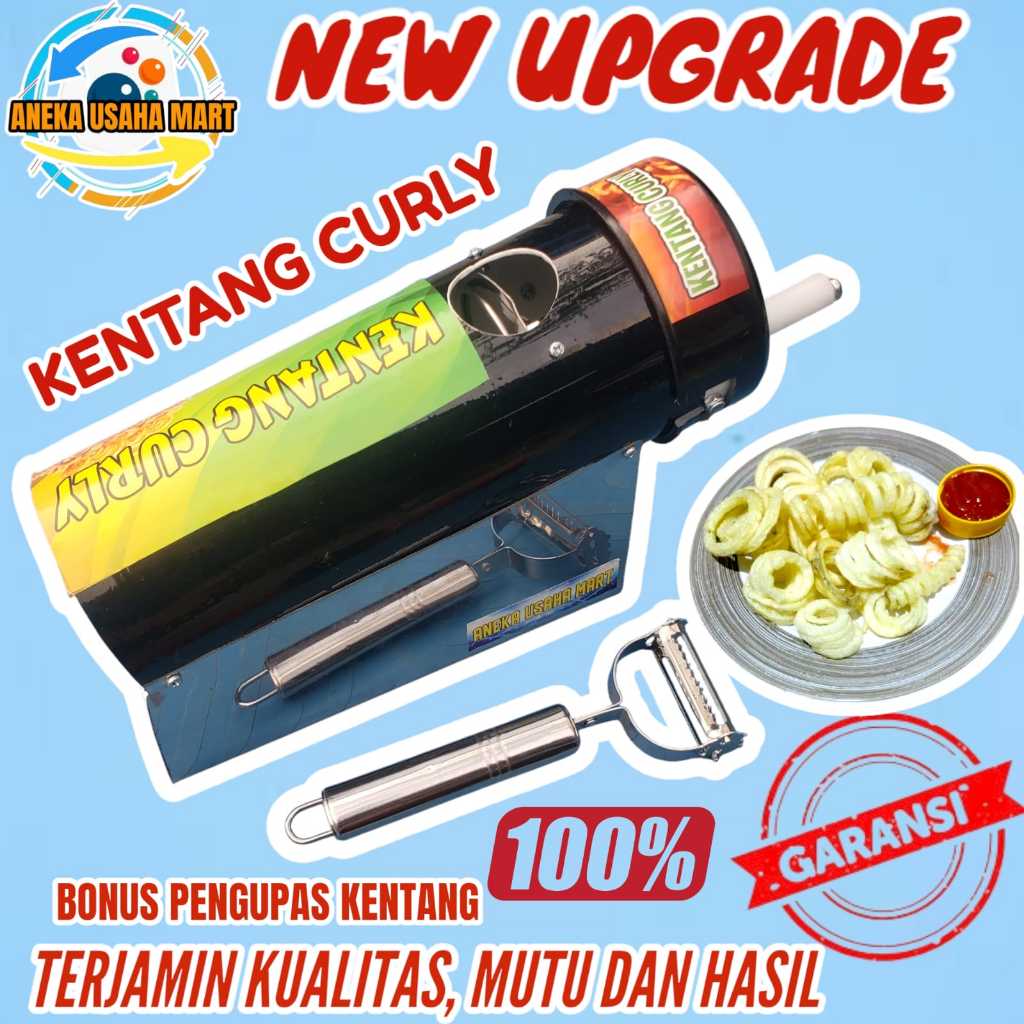 Jual ALAT POTONG KENTANG CURLY WARNA HITAM | Shopee Indonesia