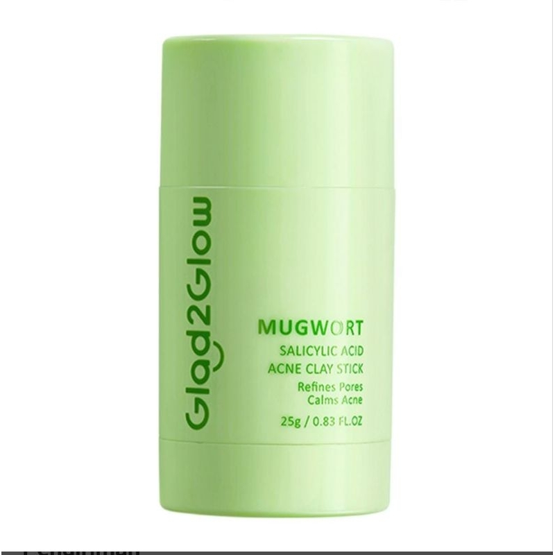 Jual Glad2Glow Mugwort Salicylic Acid Acne Clay Stick | Shopee Indonesia