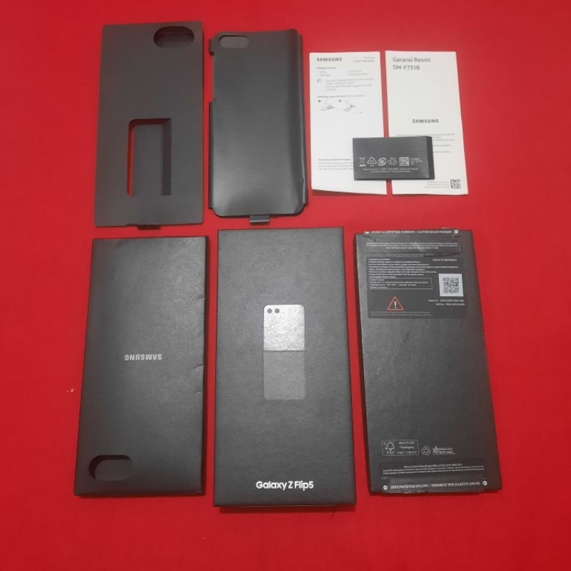 Jual dus box samsung galaxy z flip 5 original 100% copotan sein lengkap ...