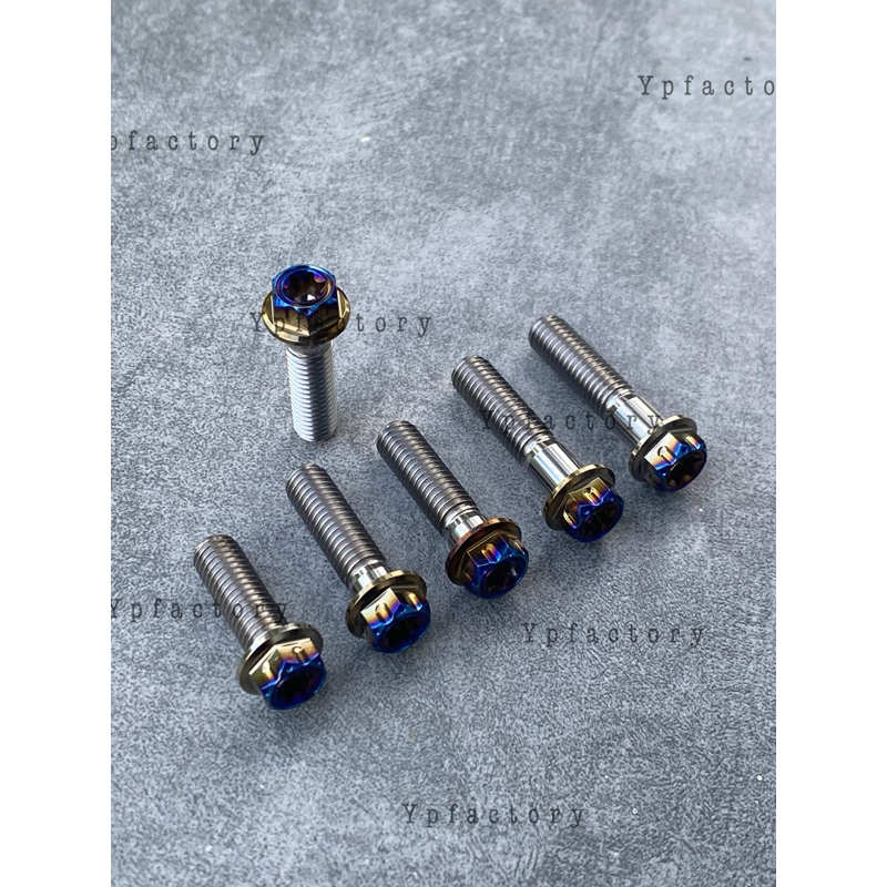 Jual baut titanium IT SALAYA drat 12 m8x25,30,35mm | Shopee Indonesia