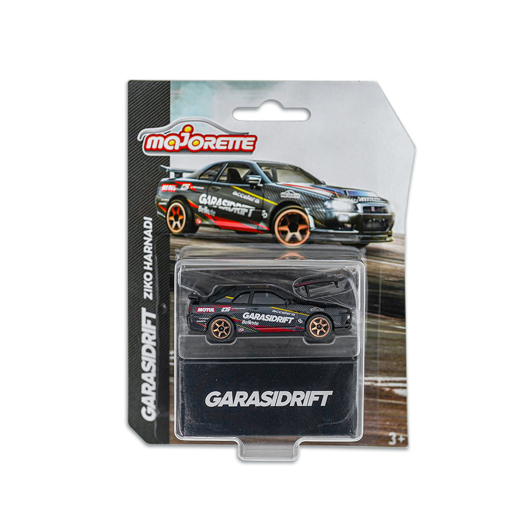 Jual Majorette NISSAN SKYLINE GTR R34 GARASI DRIFT - hitam | Shopee ...