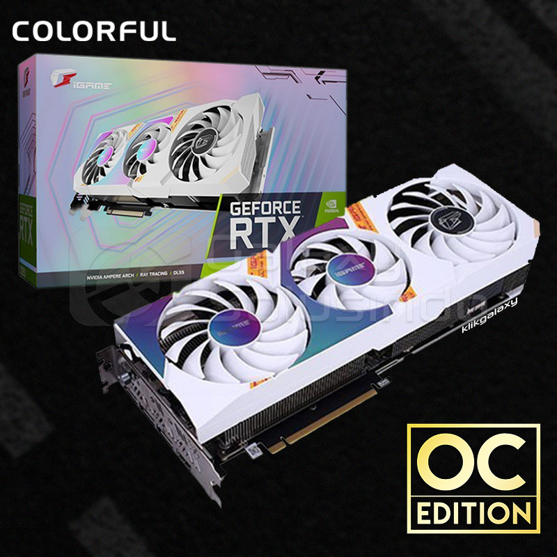Jual COLORFUL GeForce RTX 3060 iGame Ultra W OC 12GB L-V GDDR6 White ...