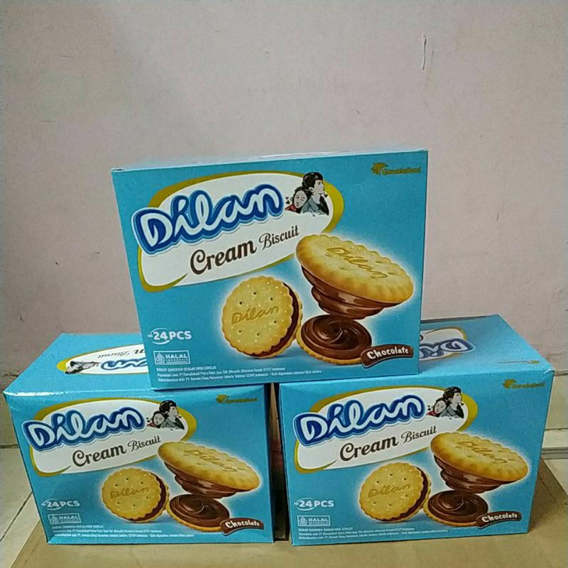 Jual Dilan Cream Biskuit Cokelat Isi 24pcs | Shopee Indonesia