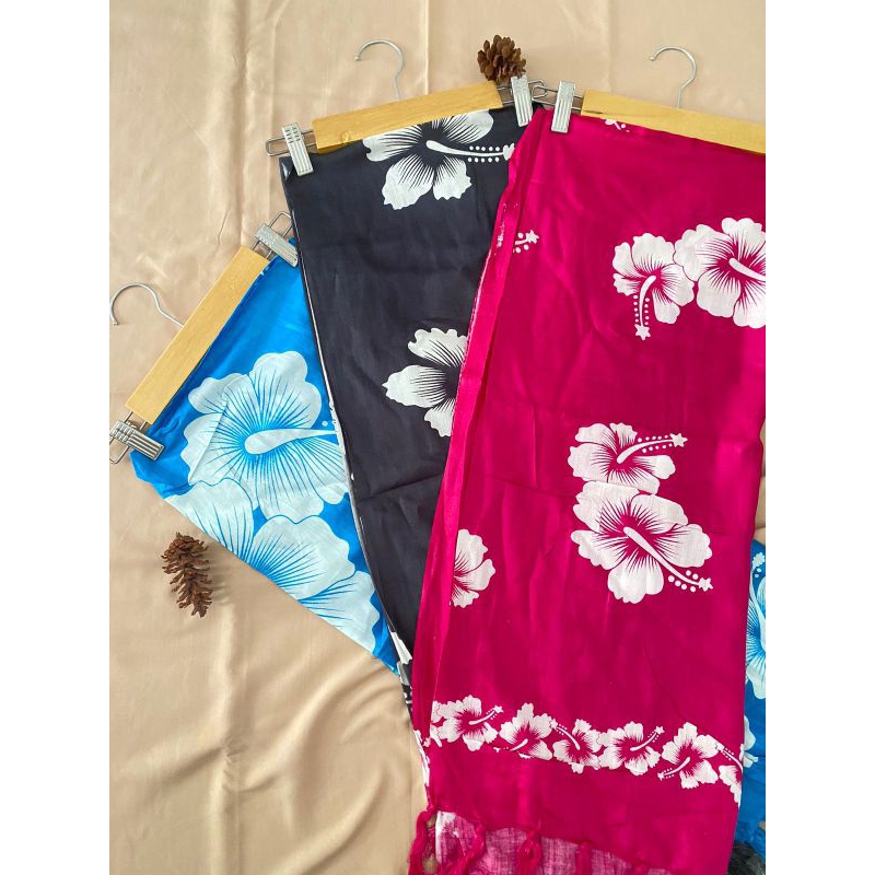 Jual KAIN PANTAI MOTIF SARI BUNGA / KAIN BALI/ SELENDANG BALI | Shopee ...