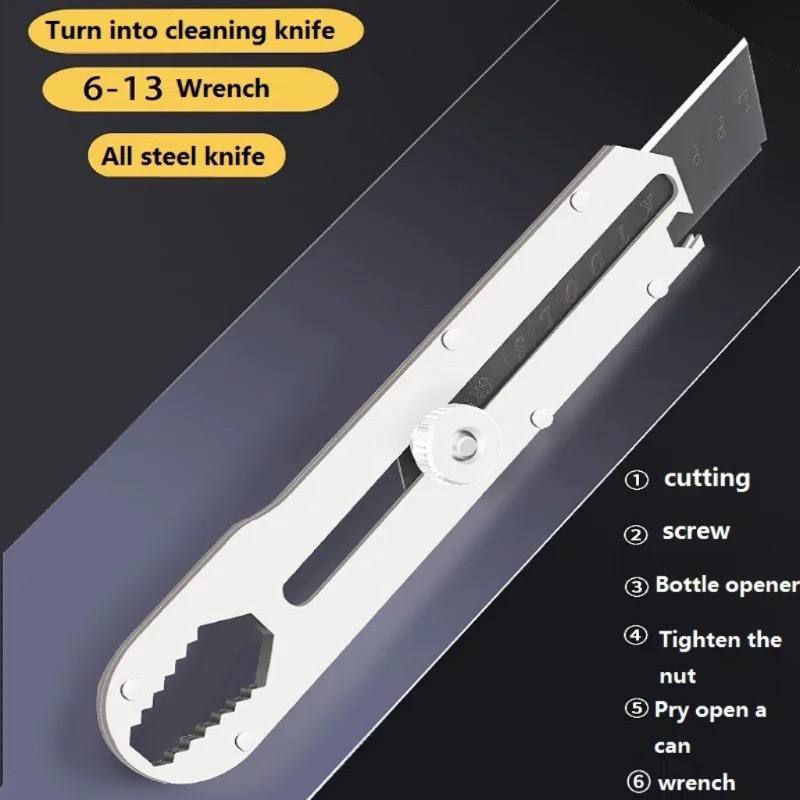 Jual Pisau Cutter Stainless Besar 9in1 Super Tajam Tahan Karat ...