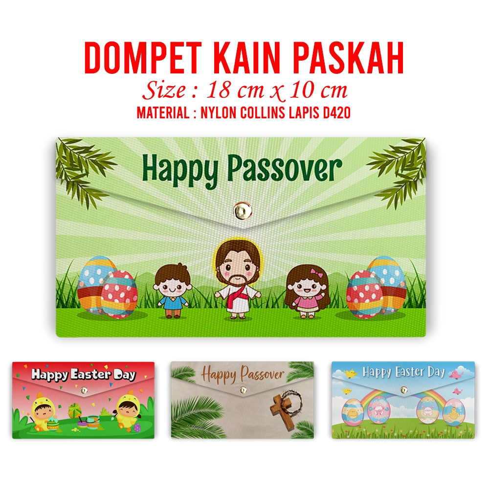 Jual Dompet Klip Seri Paskah Bisa Untuk Uang Kertas Tanpa Dilipat ...