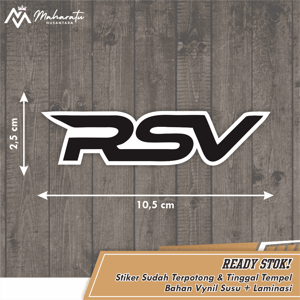 Jual STIKER OTOMOTIF KEREN MURAH - STIKER MOTOR RSV READY STOCK ...