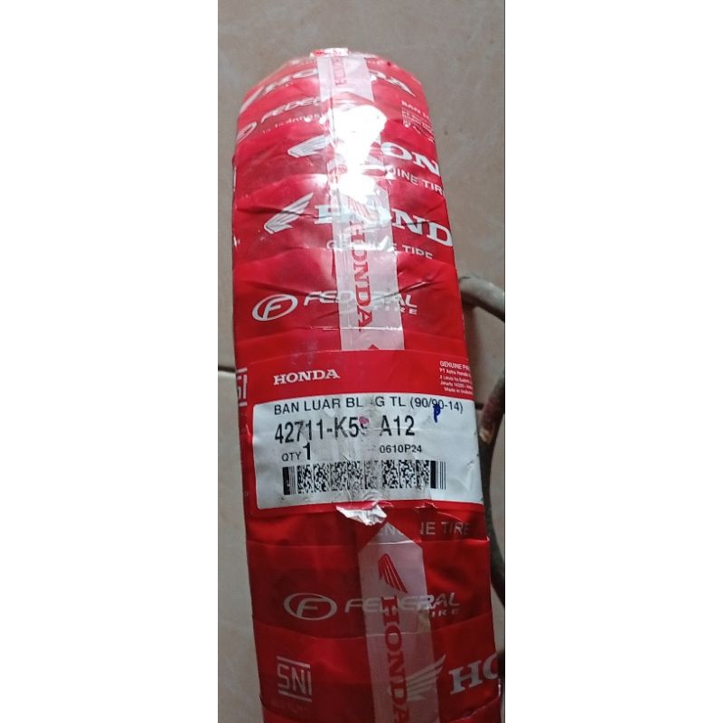 Jual BAN FEDERAL BELAKANG MATIC 90/90-14 TUBLESS | Shopee Indonesia