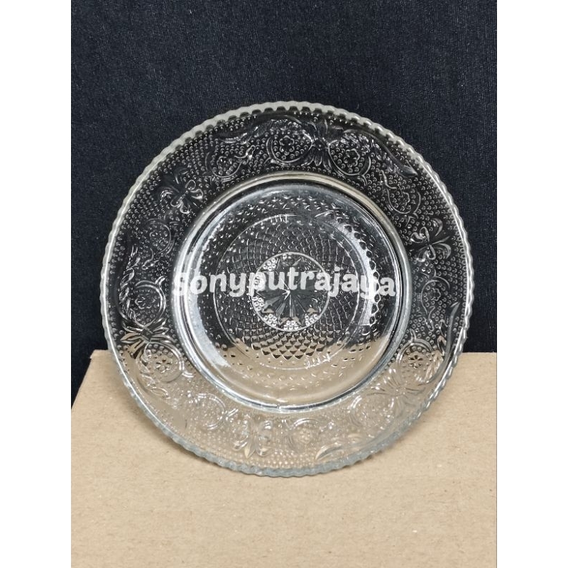 Jual [6PCS]Lepek kaca 4.5inch/lepek kopi/lepek gelas/tatakan gelas ...