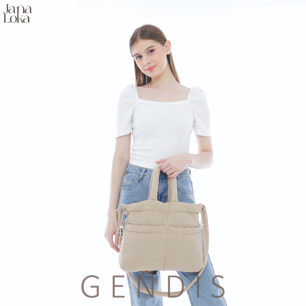 Jual JANALOKA GENDIS | Tote Bag Puffy Bag | Wanita Kekinian | Totebag ...