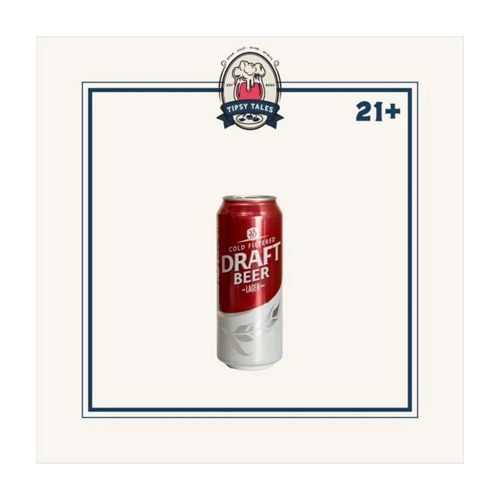 Jual (21+) Draft Lager 500 ml ( Kaleng Besar ) | Shopee Indonesia