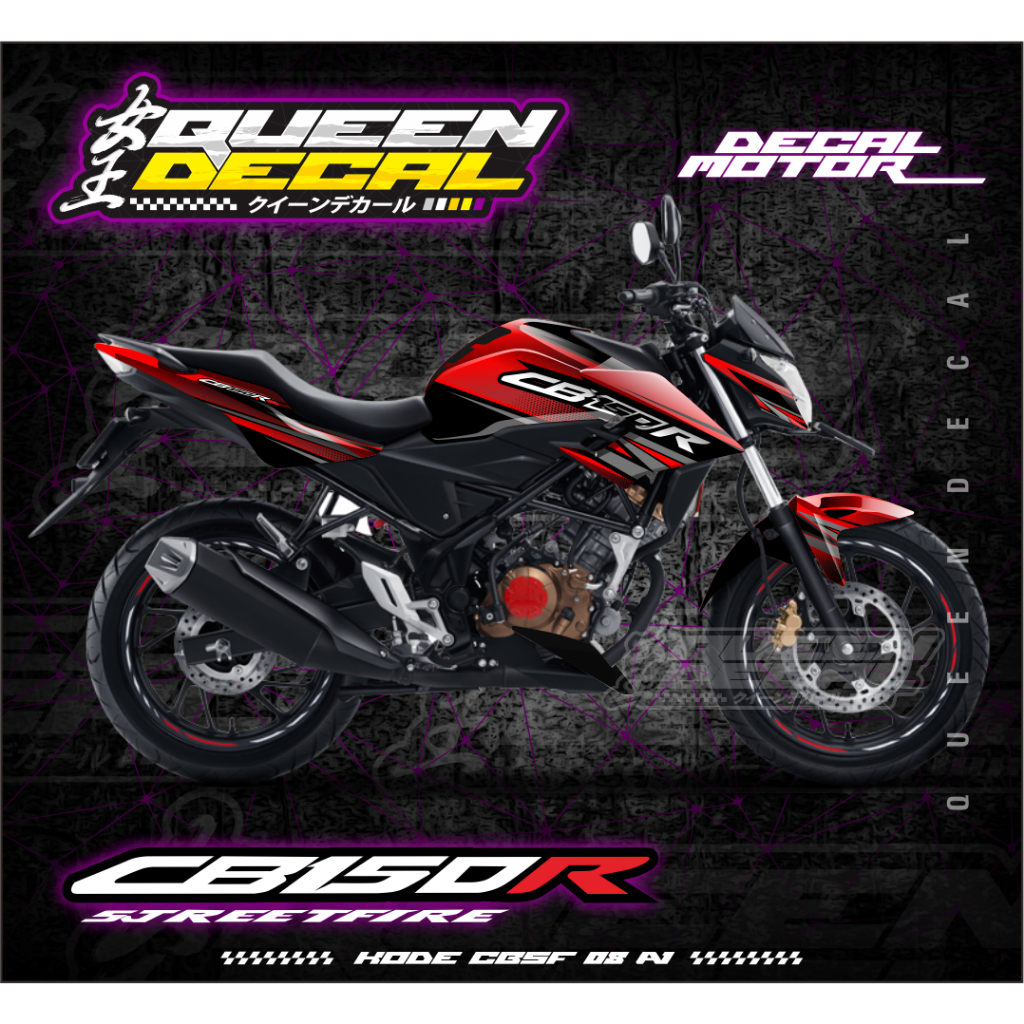 Jual Decal Full Body Stiker Motor CB150R Desain Bahan Premium - CBSF ...